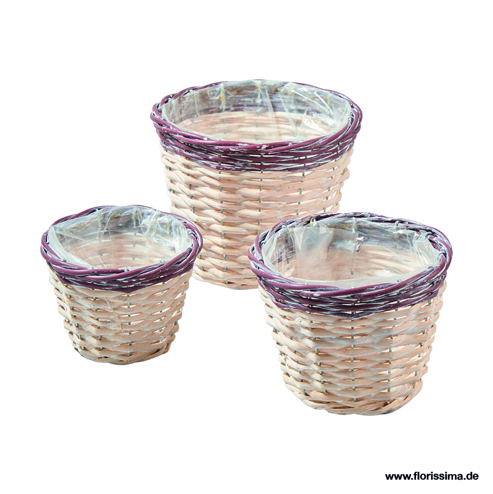 Rattankorb rund Tami Set/3 | Körbe Natur | Körbe | Naturkollektion ...